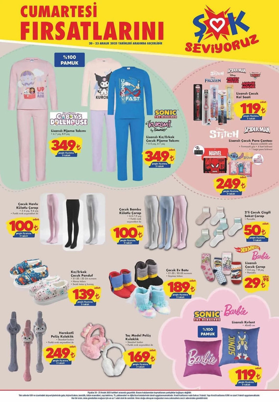 ŞOK’ta indirim heyecanı: 20-23 Aralık aktüel kataloğu yayımlandı